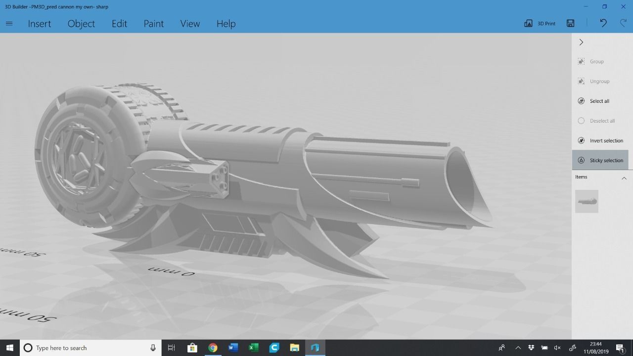 Predator Shoulder Cannon 3D model 3D printable | CGTrader