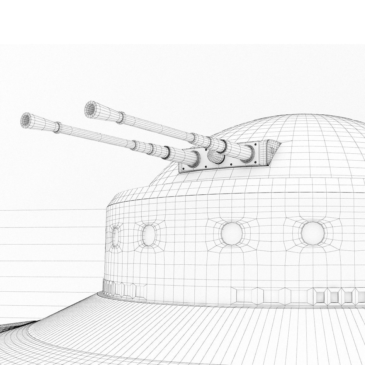 Nazi UFO Haunebu 2 3D model | CGTrader