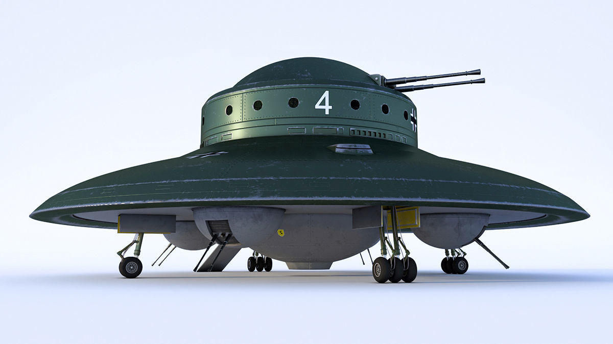 Nazi UFO Haunebu 2 3D model | CGTrader