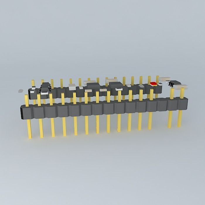 IMU NanoShield free 3D model | CGTrader