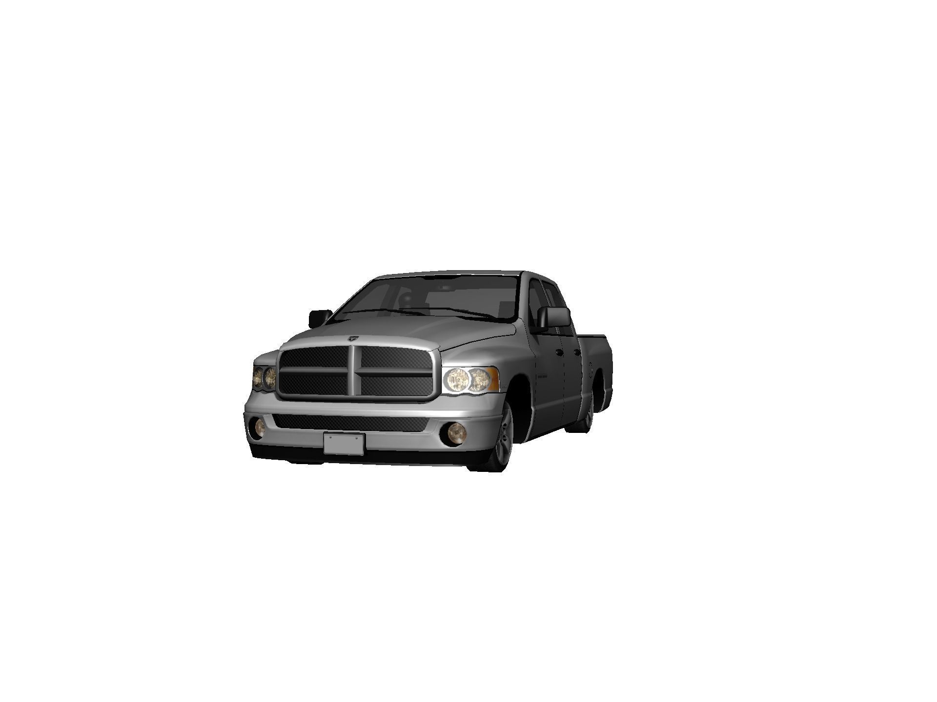 3D model DODGE RAM 1500 SPORT 2003 VR / AR / low-poly | CGTrader