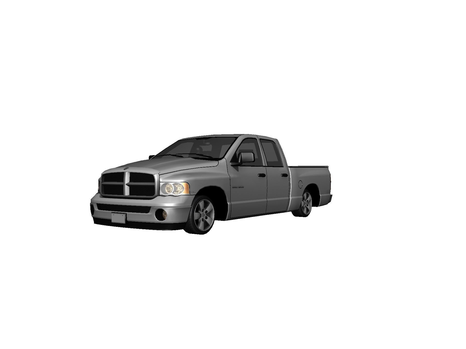 3D model DODGE RAM 1500 SPORT 2003 VR / AR / low-poly | CGTrader