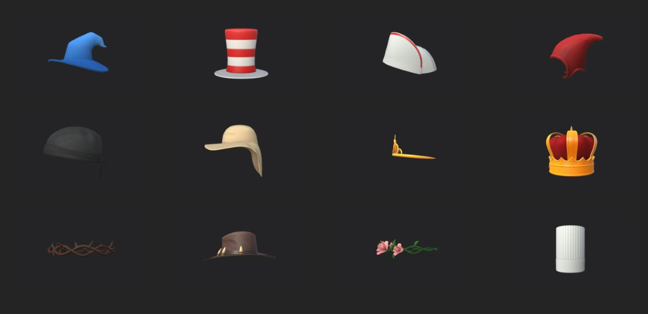 Hats Pack 6 3D model | CGTrader