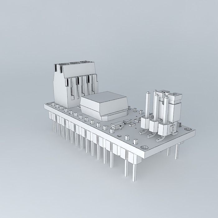 Mosfet NanoShield free 3D model | CGTrader