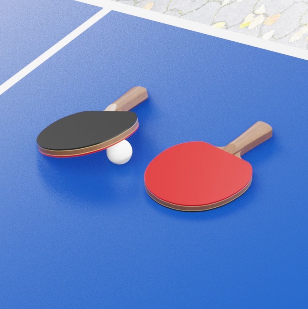 Ping Pong racket 3D model free 3D model | CGTrader