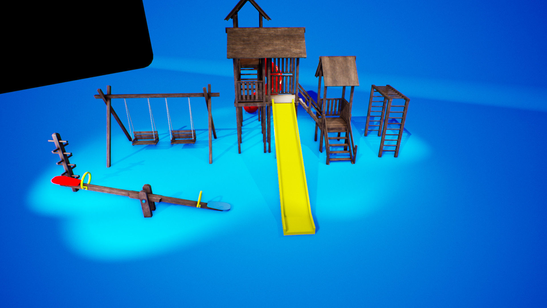 3D model Playground Props Pack Vol1 VR / AR / low-poly | CGTrader