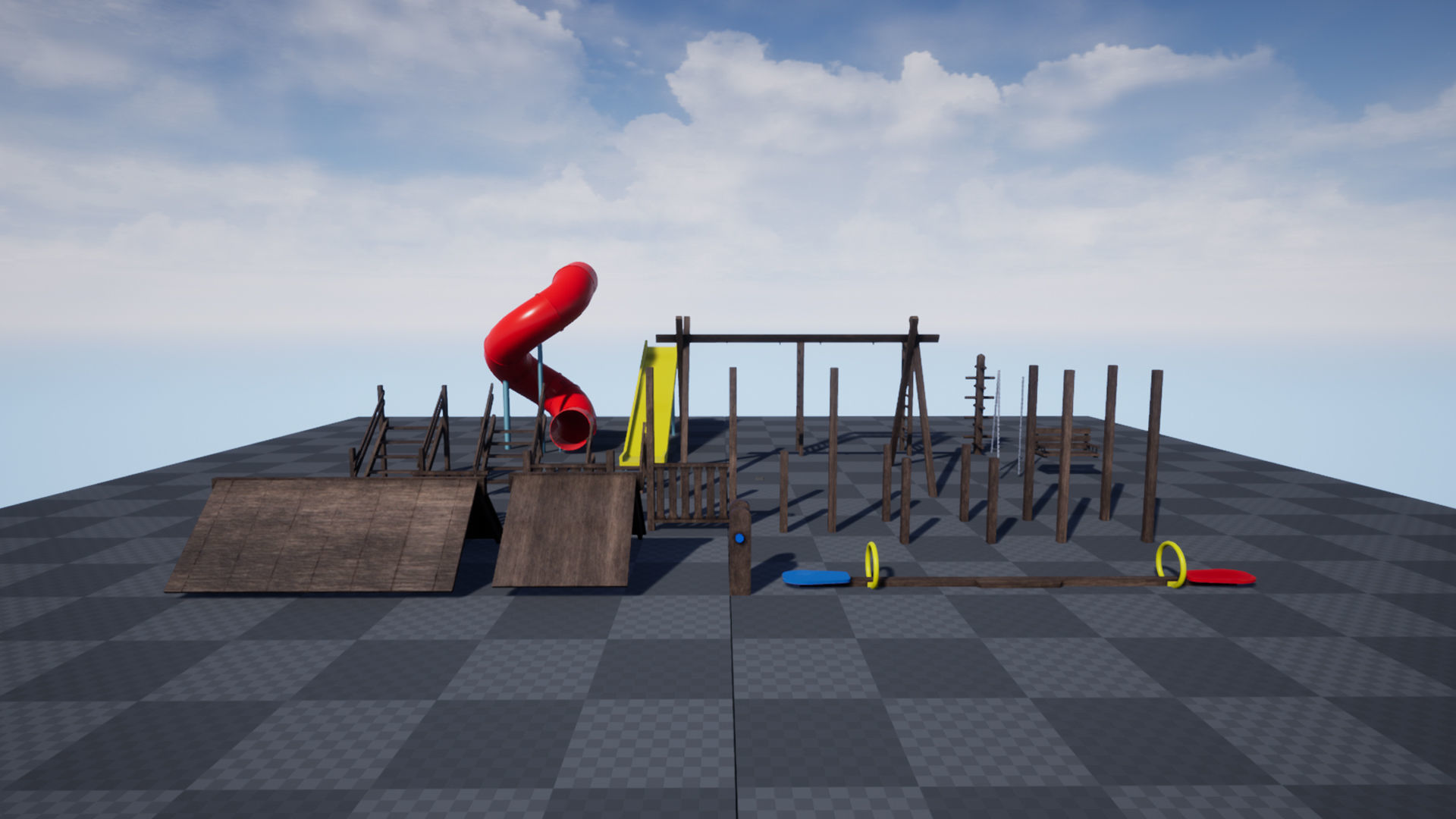 3D model Playground Props Pack Vol1 VR / AR / low-poly | CGTrader