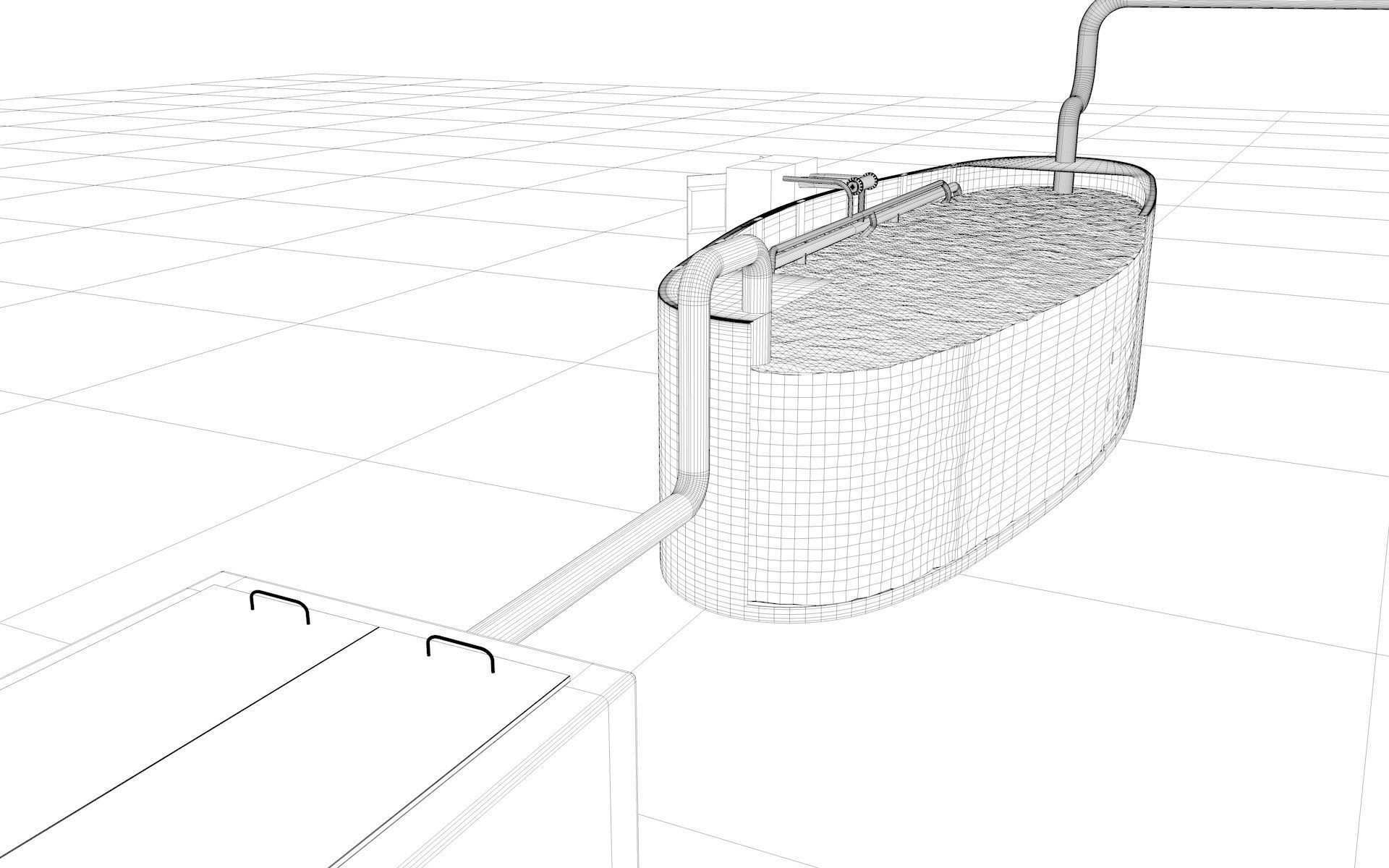 Waste Water System 3D model | CGTrader