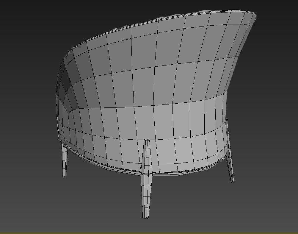 KOKOON CLUB CHAIR 3d model 3D model | CGTrader