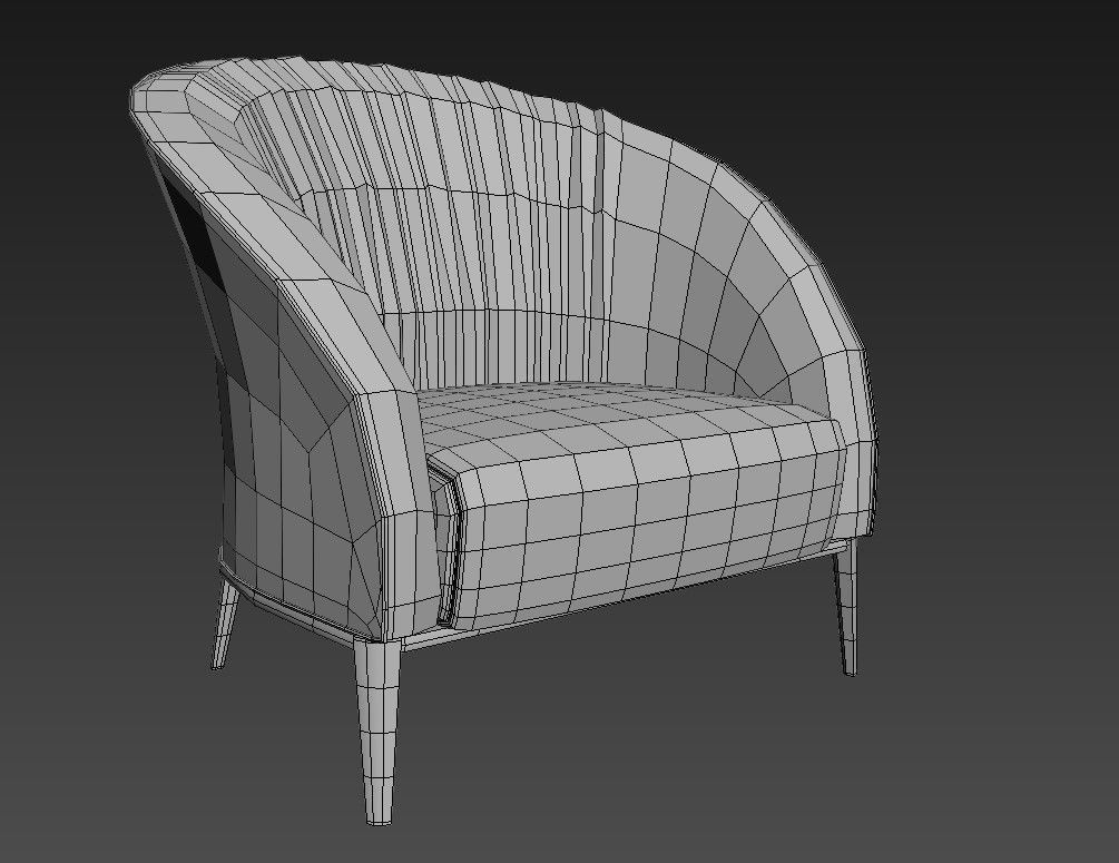 KOKOON CLUB CHAIR 3d model 3D model | CGTrader