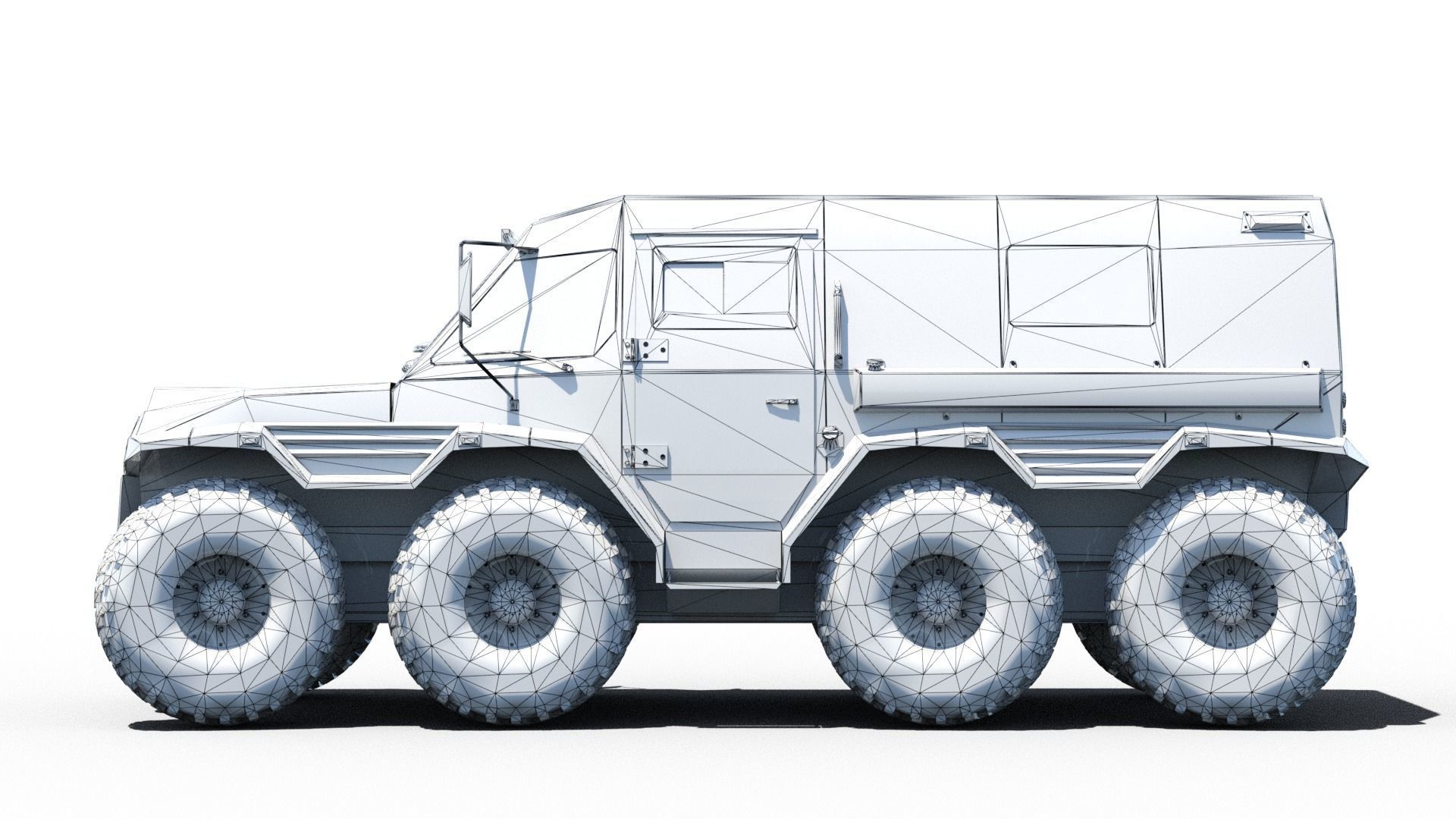 Avtoros Shaman 8x8 3D model | CGTrader