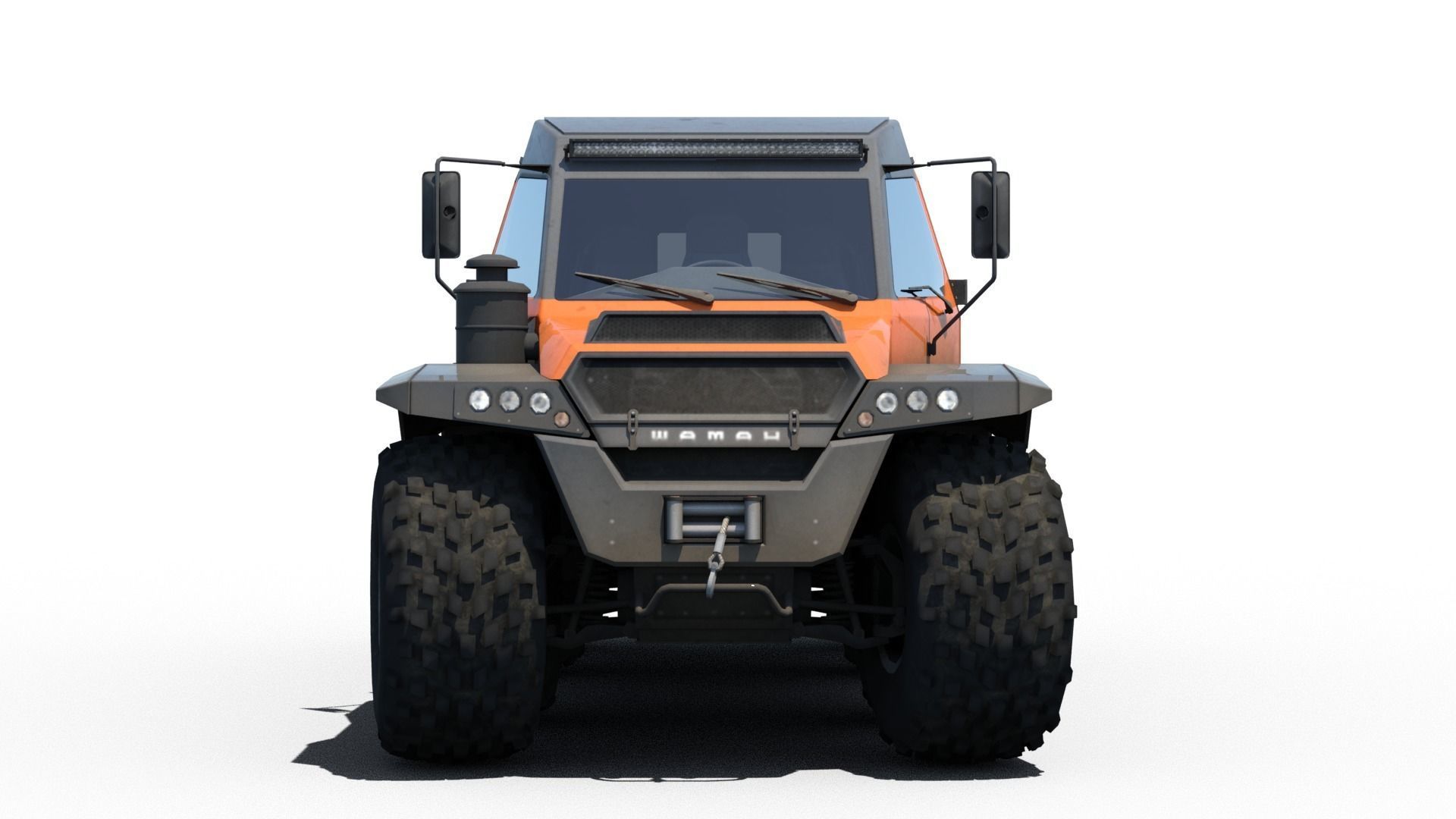 Avtoros Shaman 8x8 3D model | CGTrader