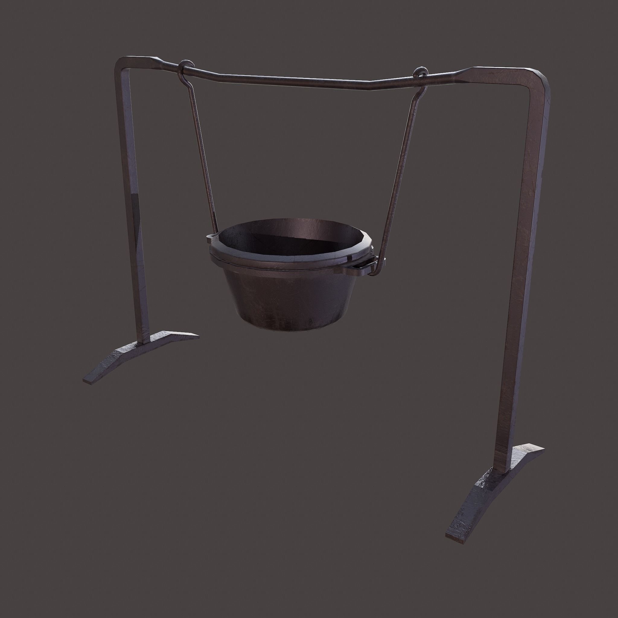 3D model Suspended Cooking Pot VR / AR / low-poly | CGTrader