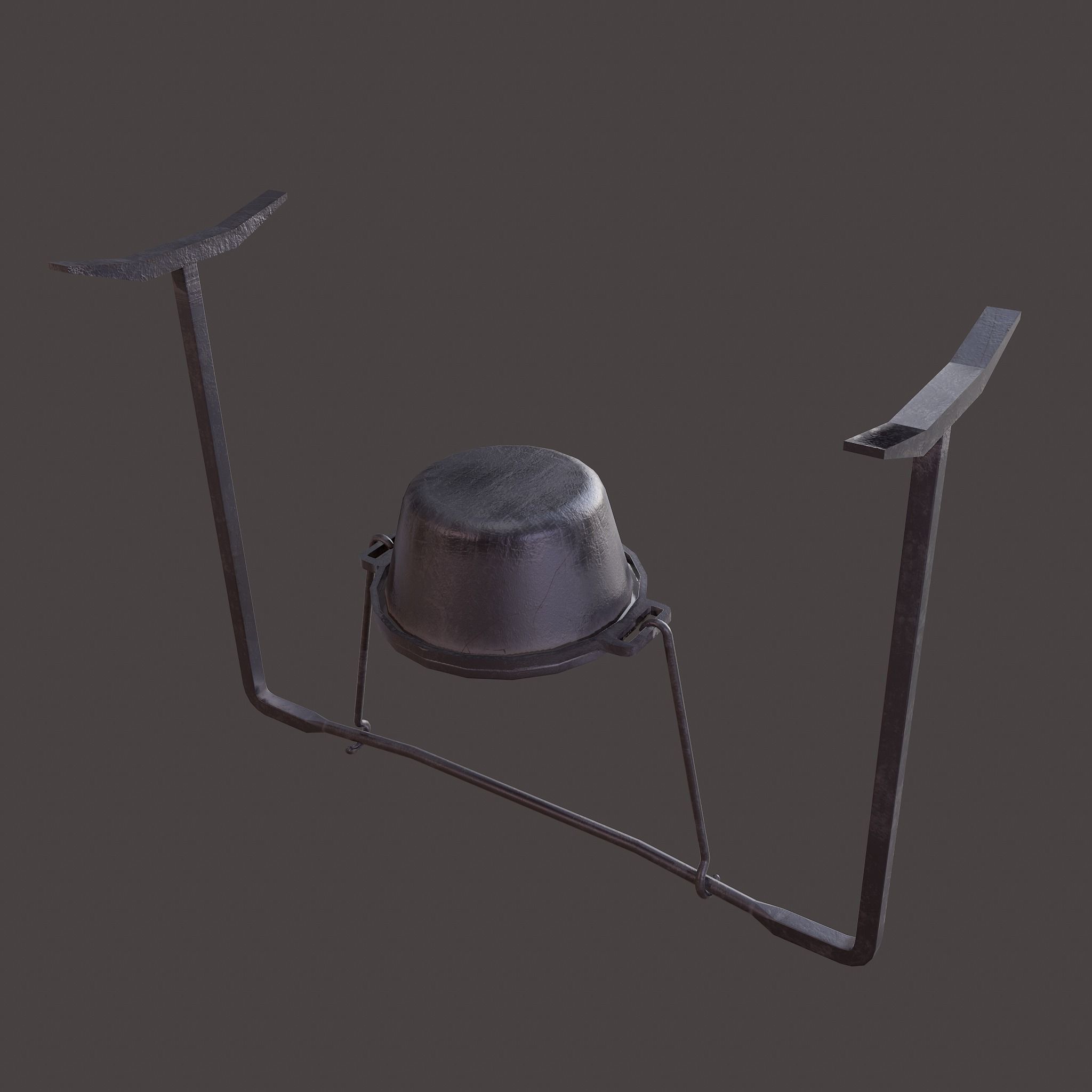 3D model Suspended Cooking Pot VR / AR / low-poly | CGTrader