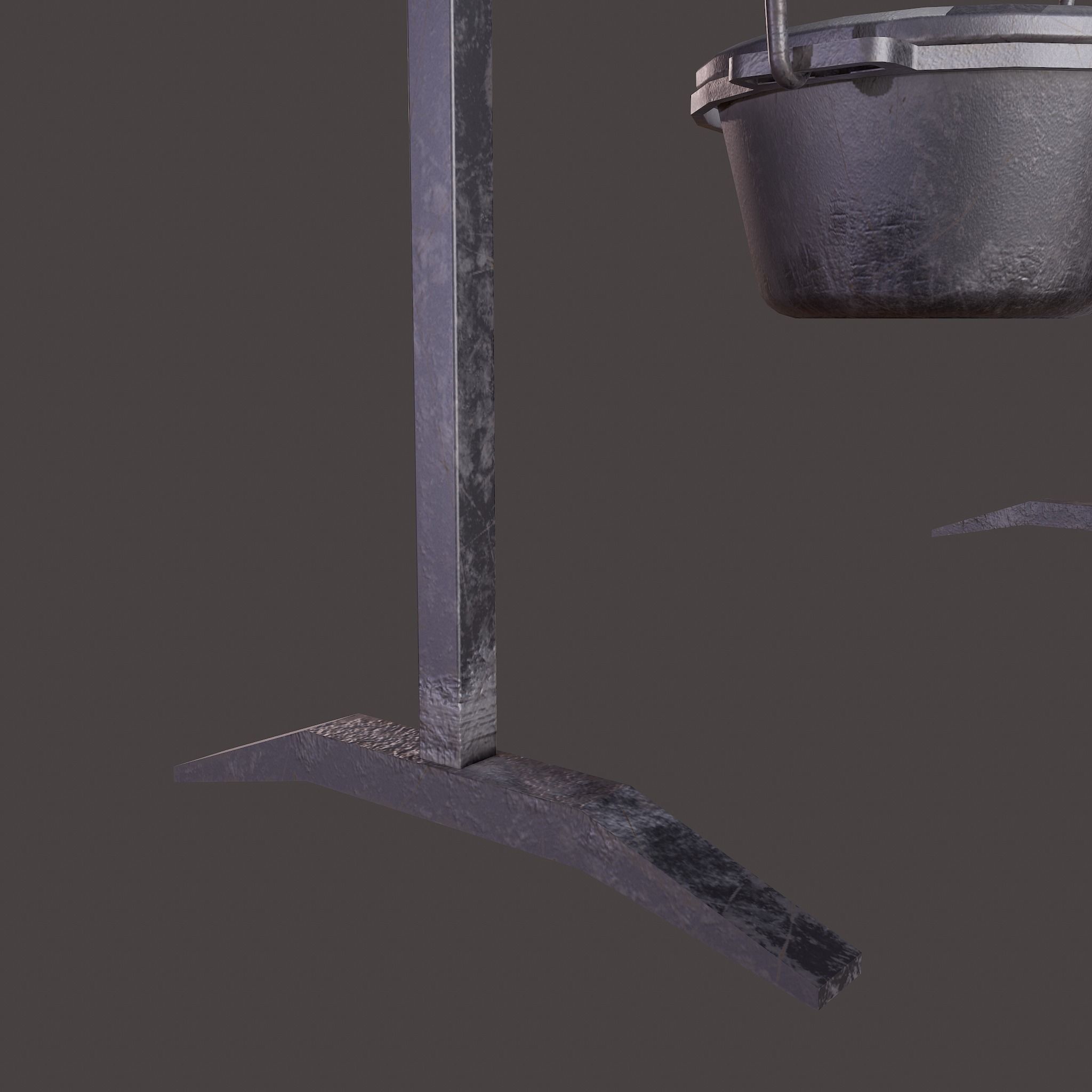 3D model Suspended Cooking Pot VR / AR / low-poly | CGTrader