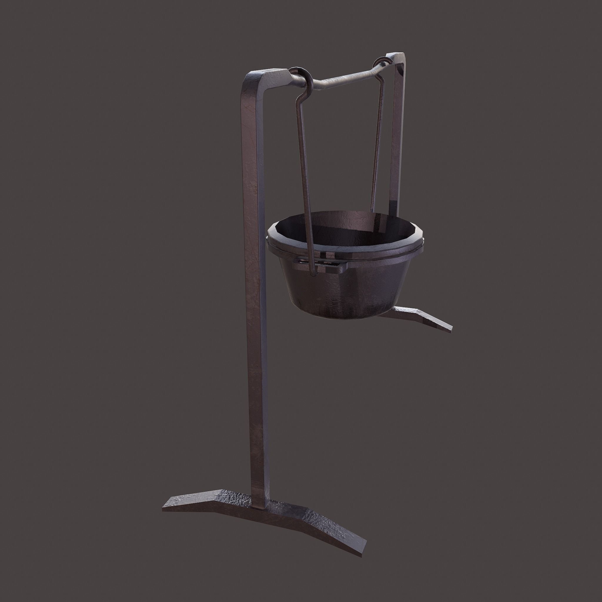3D model Suspended Cooking Pot VR / AR / low-poly | CGTrader