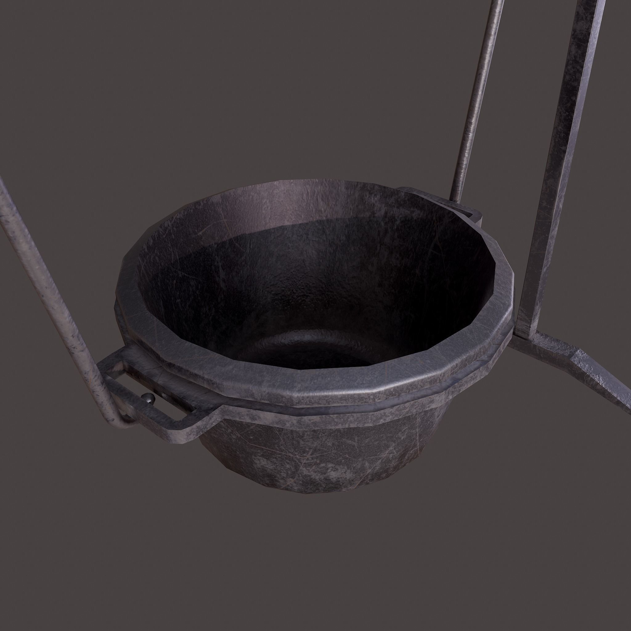 3D model Suspended Cooking Pot VR / AR / low-poly | CGTrader