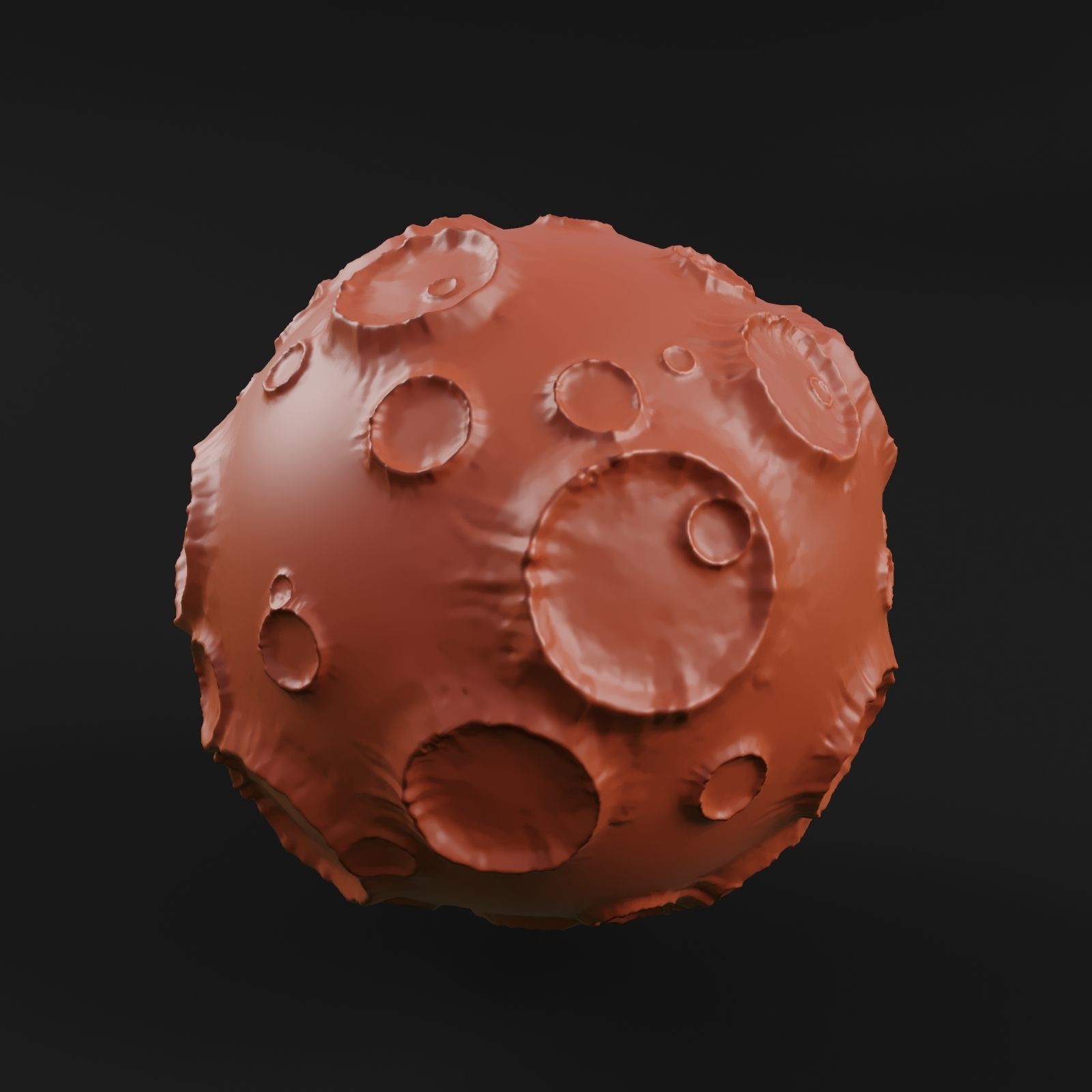 Moon satellite 3D model | CGTrader