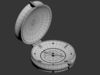 3D model Vintage Wood Compass - Low-poly - UE4 ready - 4k PBR VR / AR ...