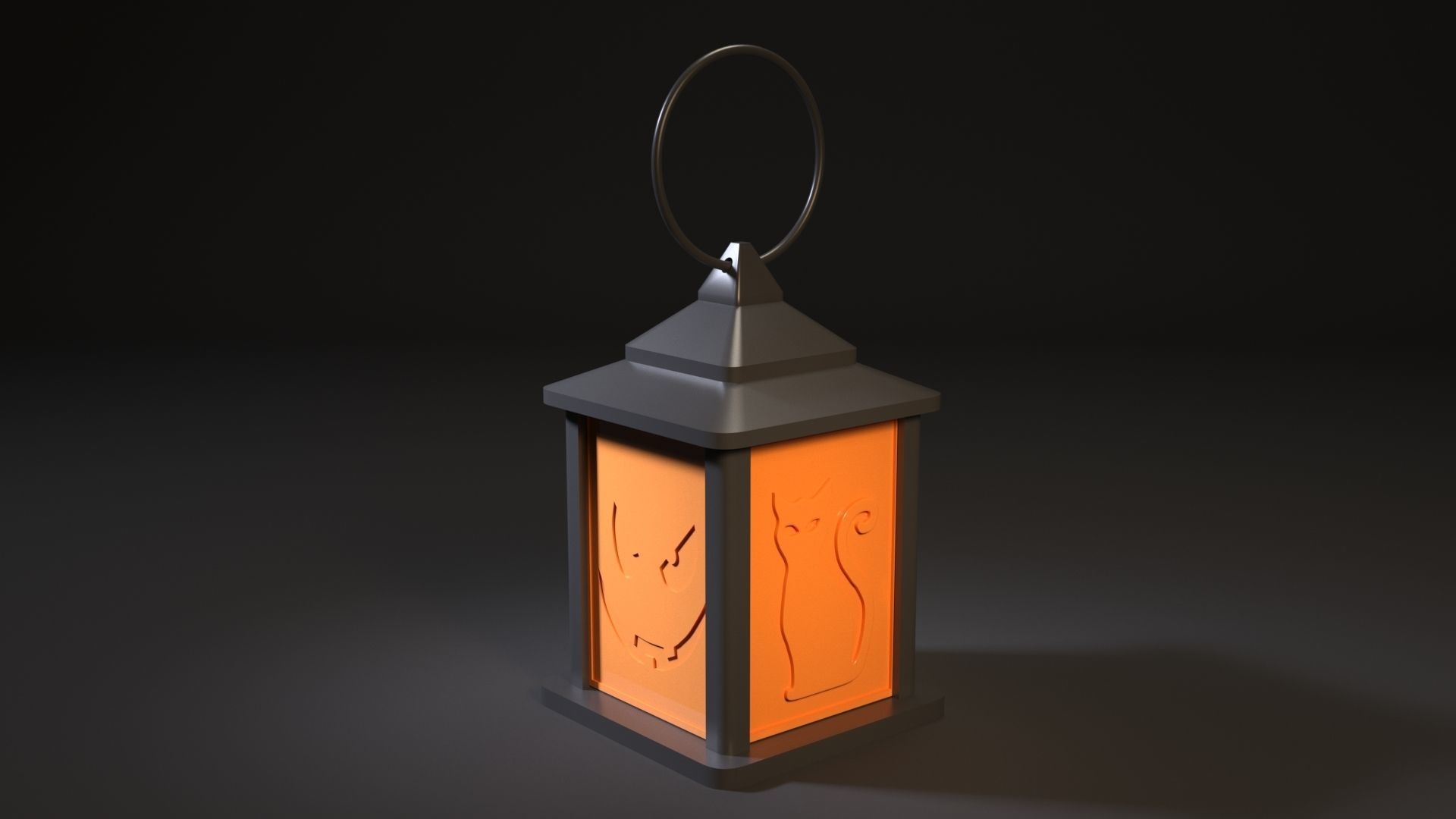 lamp halloween 3D model 3D printable | CGTrader