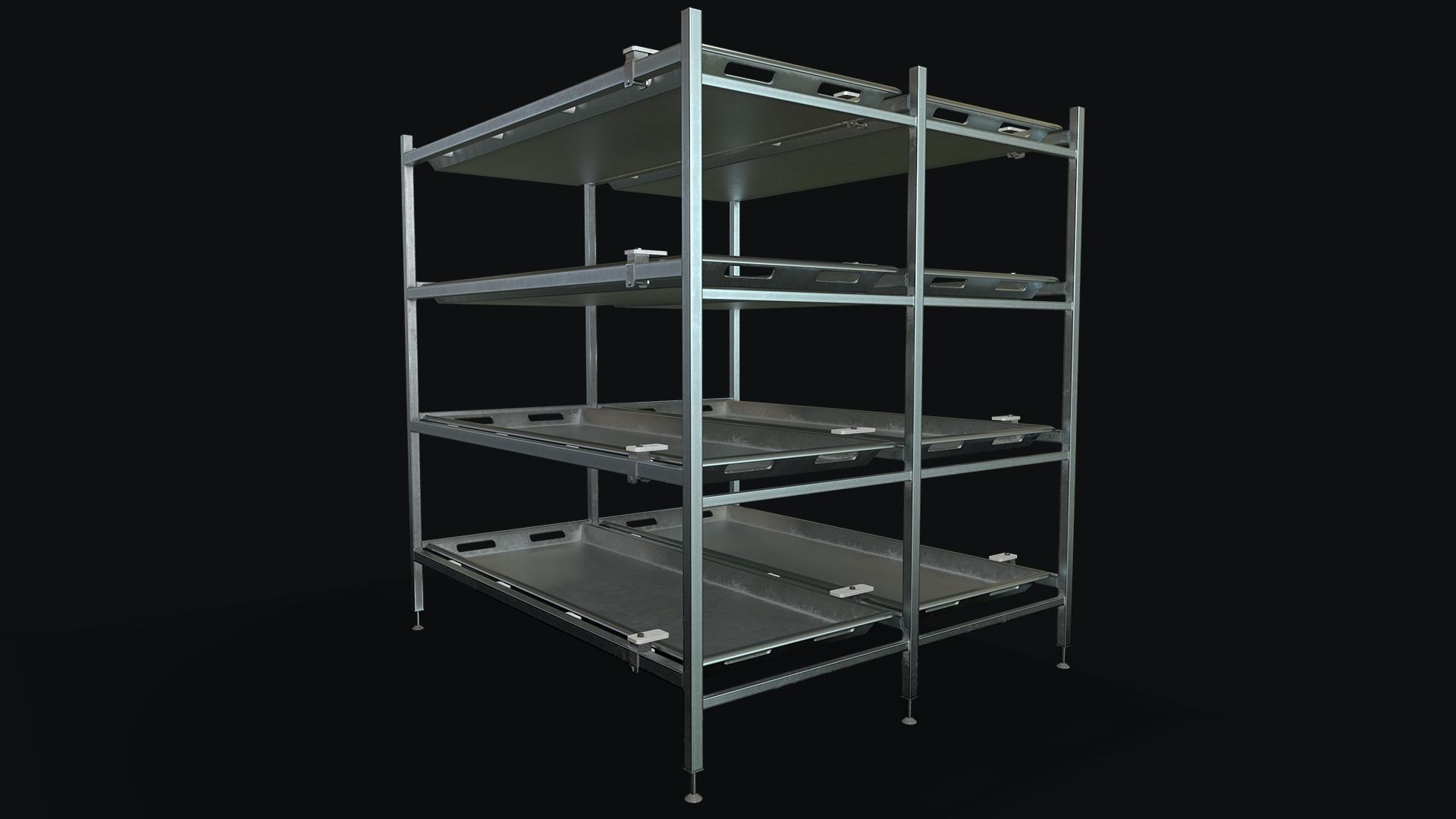 Mortuary Racks 3D model | CGTrader