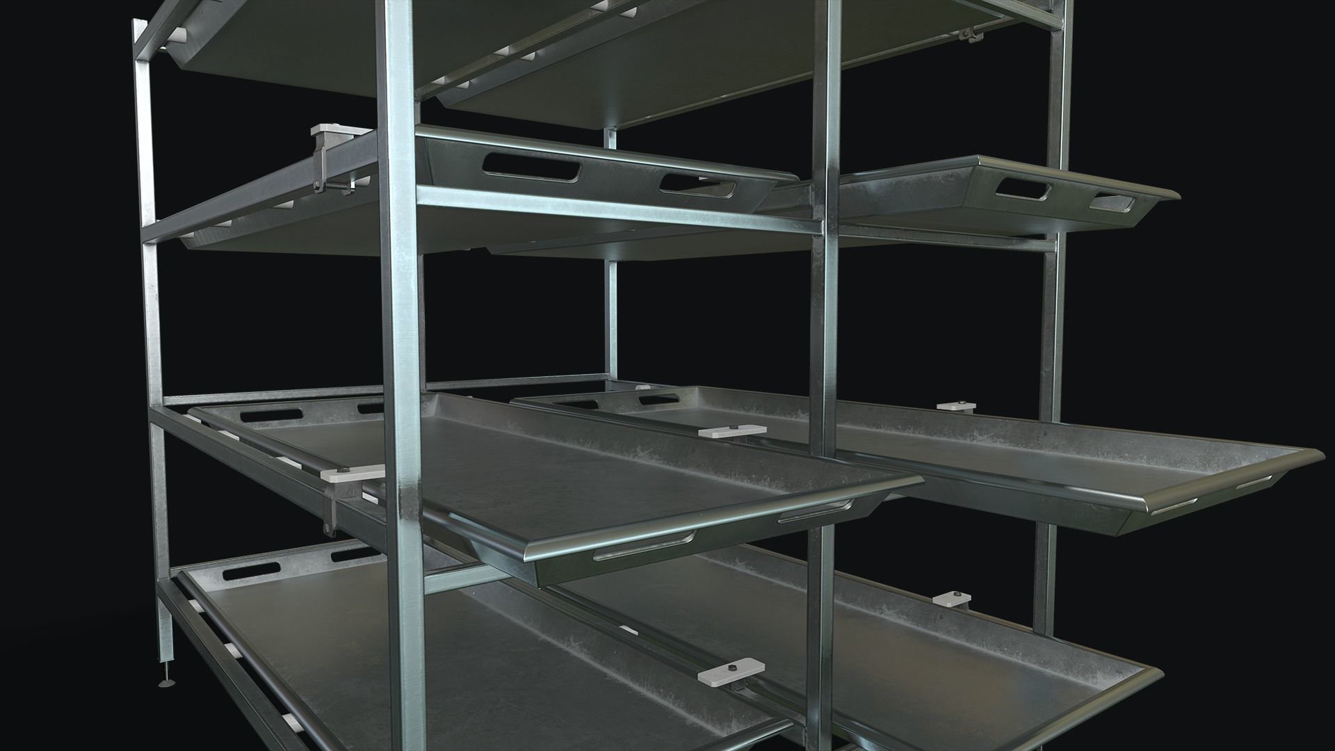 Mortuary Racks 3D model | CGTrader