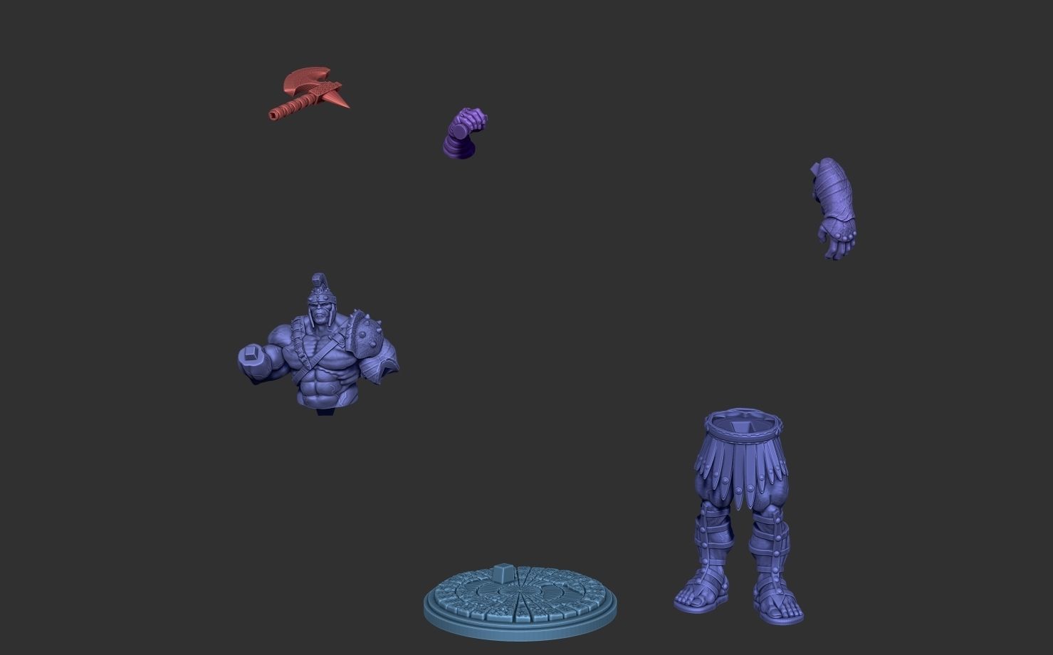 hulk gladiator 3D model 3D printable | CGTrader