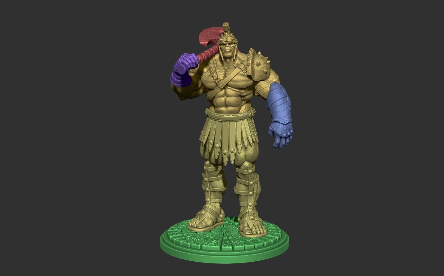 hulk gladiator 3D model 3D printable | CGTrader