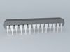 28-pin DIL IC free 3D model | CGTrader