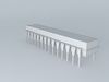 28-pin DIL IC free 3D model | CGTrader