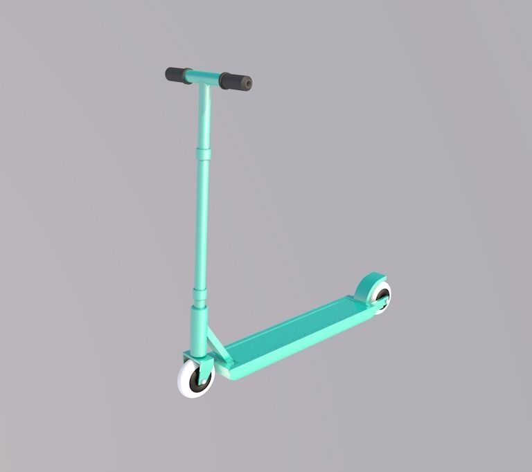 3D model Scooter 3d low-poly model VR / AR / low-poly | CGTrader