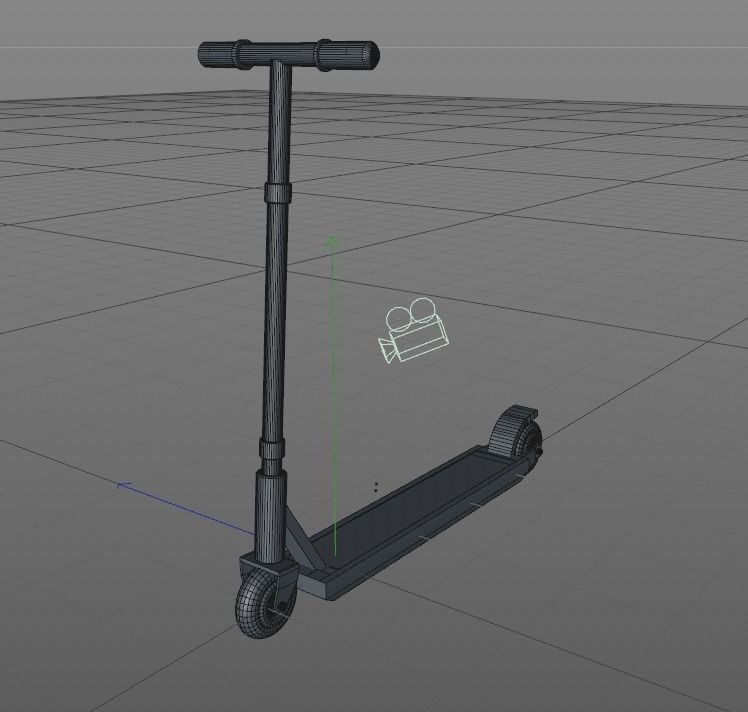 3D model Scooter 3d low-poly model VR / AR / low-poly | CGTrader