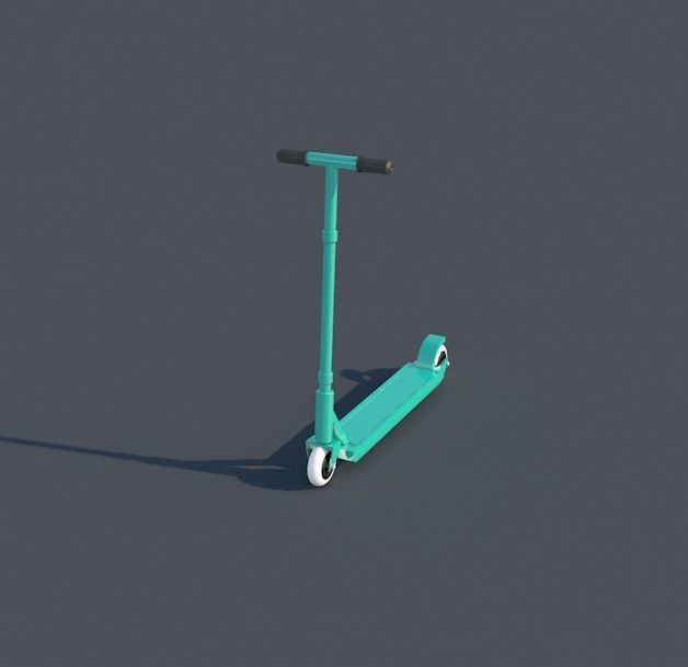 3D model Scooter 3d low-poly model VR / AR / low-poly | CGTrader