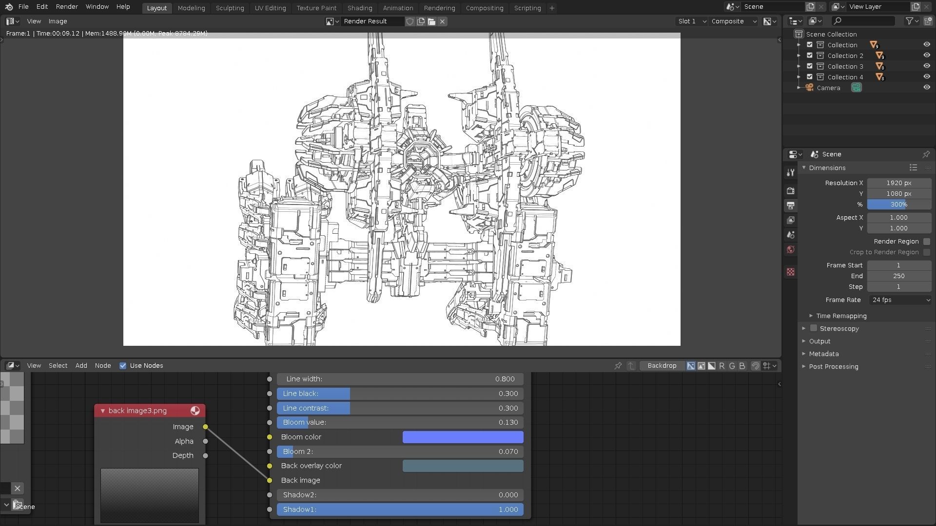 Toon render project file 2 3D model | CGTrader