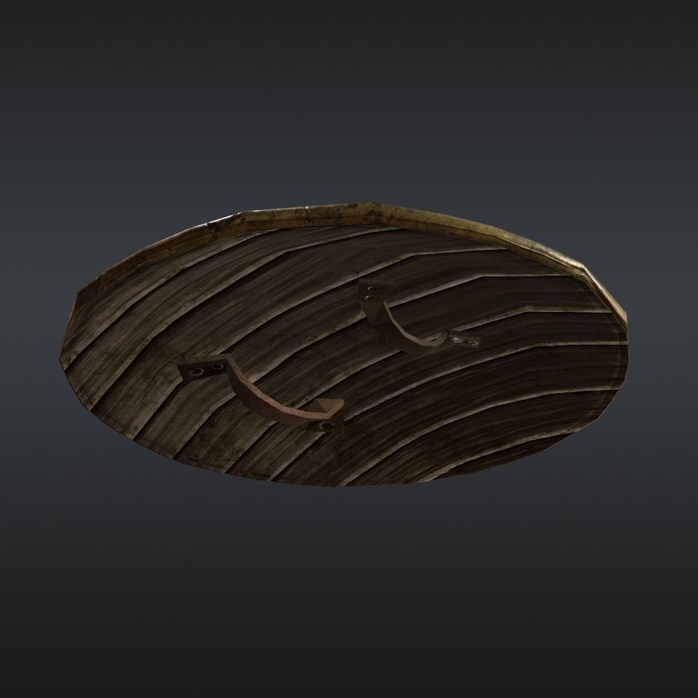 Shield Gallic Vercingetorix free VR / AR / low-poly 3D model | CGTrader