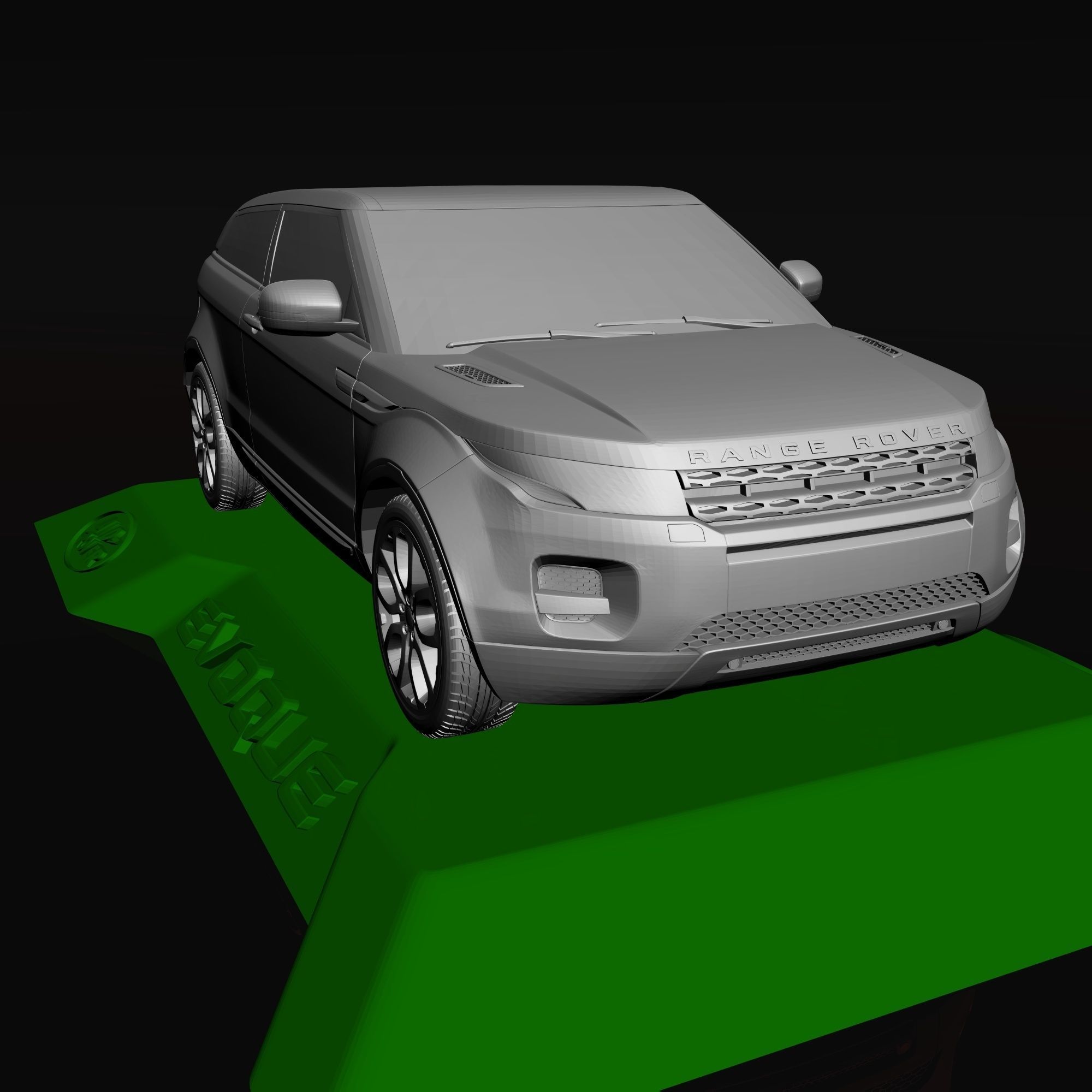 RANGE ROVER EVOQUE MODEL FOR 3D PRINTING STL FILES 3D model 3D ...