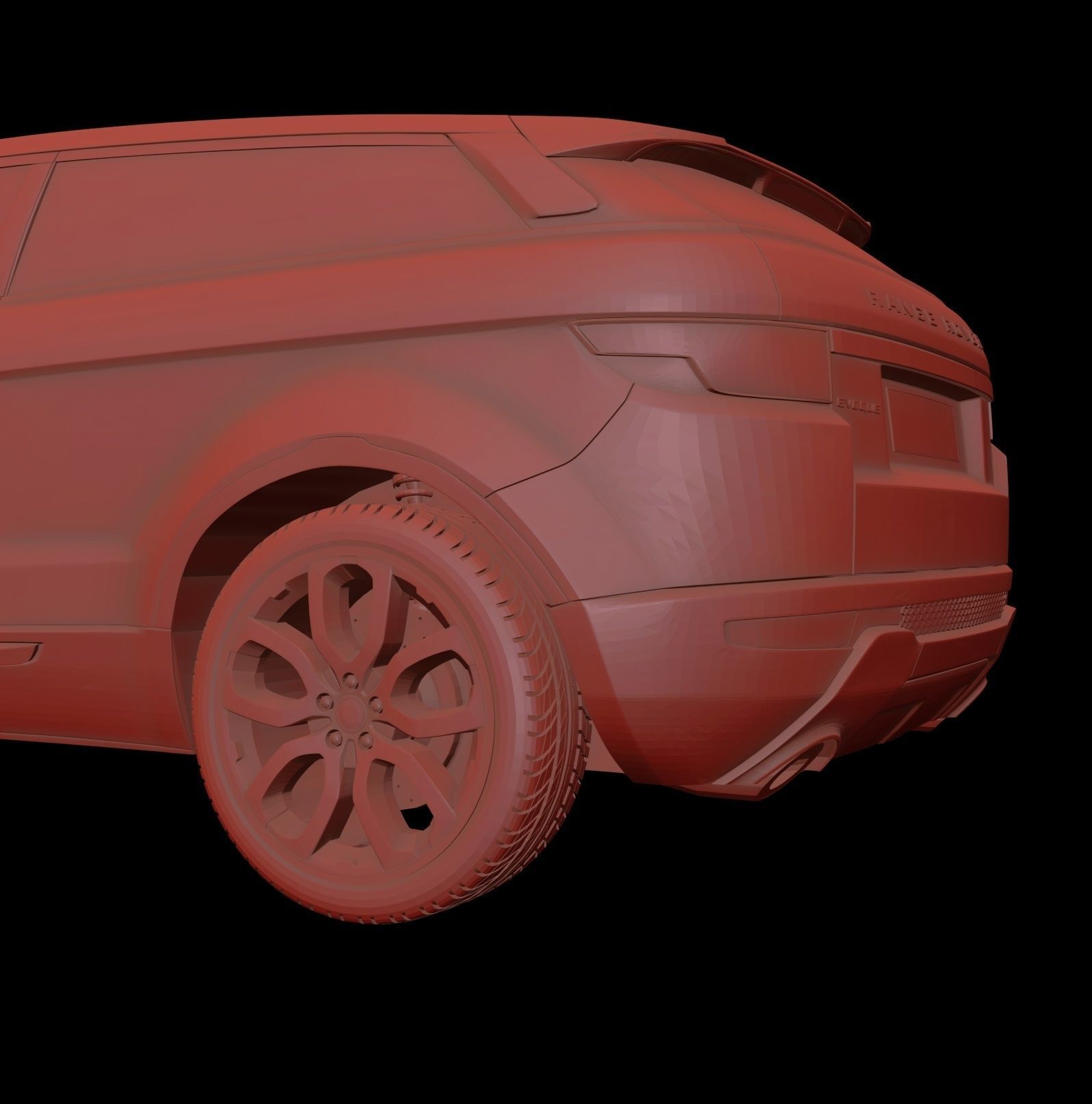 RANGE ROVER EVOQUE MODEL FOR 3D PRINTING STL FILES 3D model 3D ...