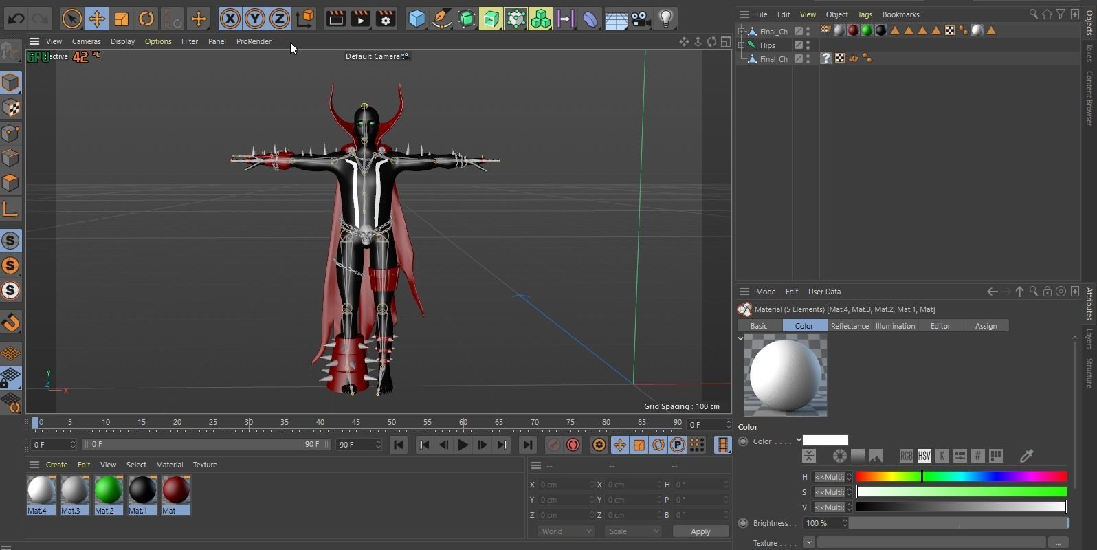 spawn rigged 3D model rigged | CGTrader
