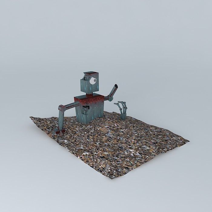 Dead Robot free 3D model | CGTrader