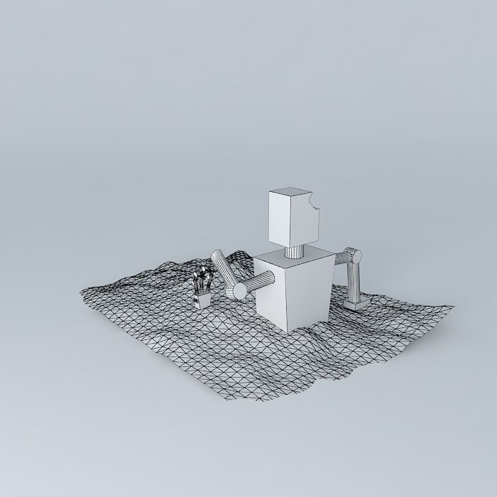 Dead Robot free 3D model | CGTrader