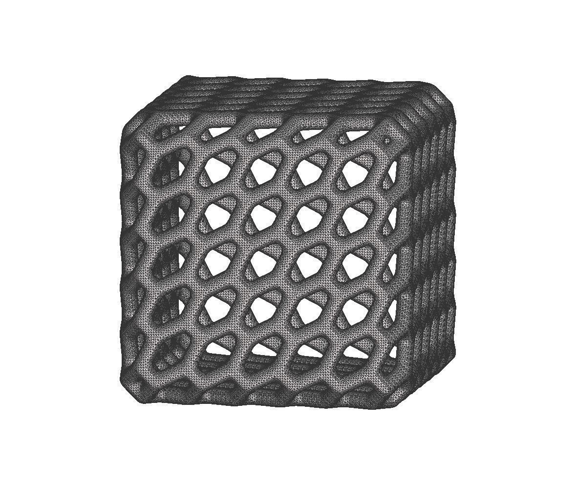 Patterned Cube 3D model 3D printable | CGTrader