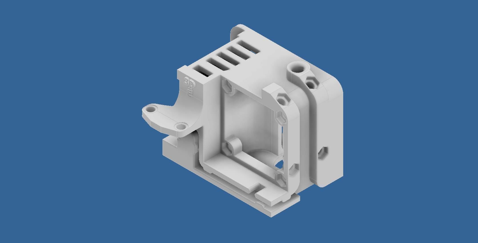 ENDER 3 EXTRUDER COVER WITH COOLING AND MOUNT FOR BL TOUCH free 3D ...