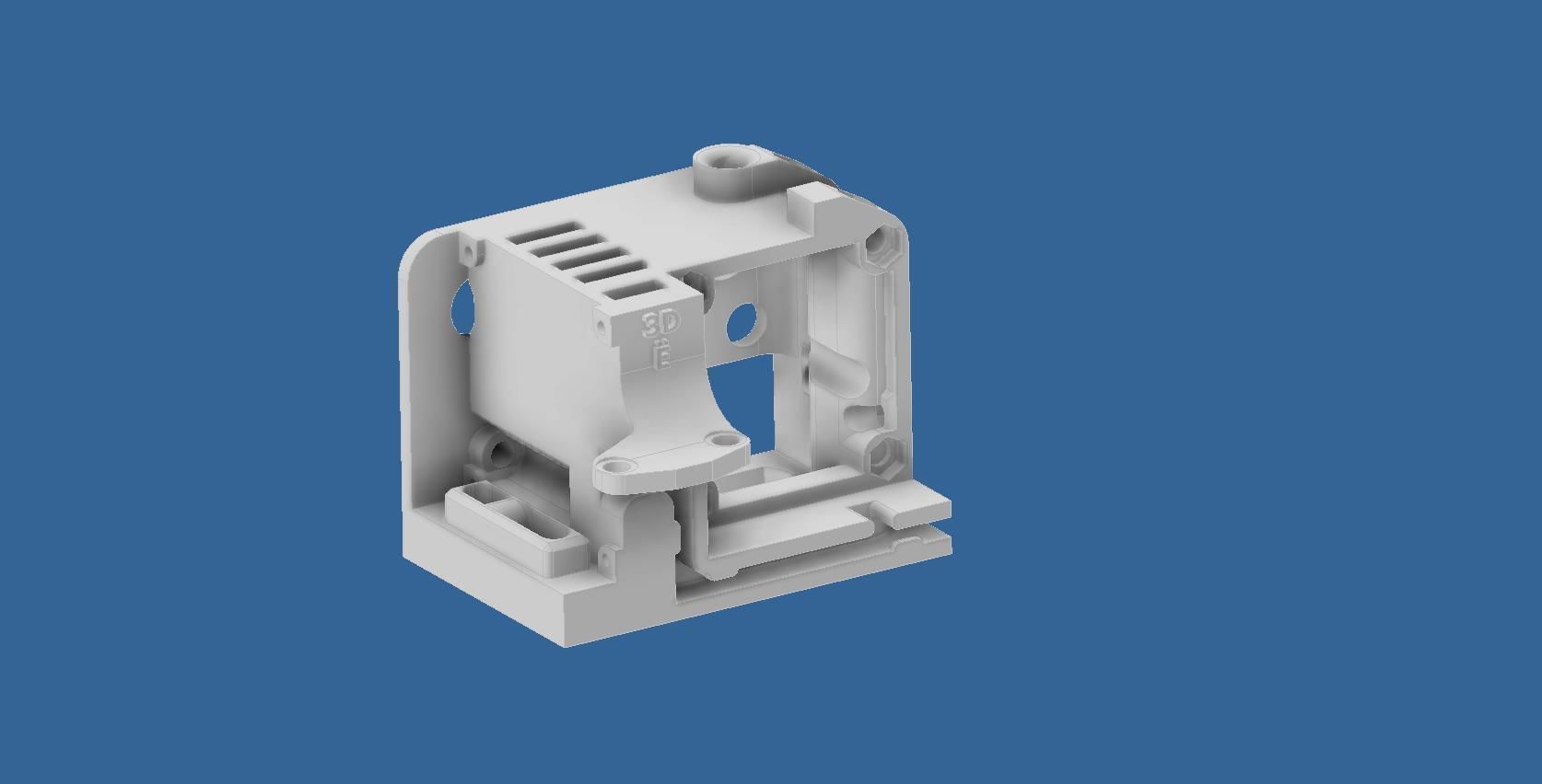 ENDER 3 EXTRUDER COVER WITH COOLING AND MOUNT FOR BL TOUCH free 3D ...