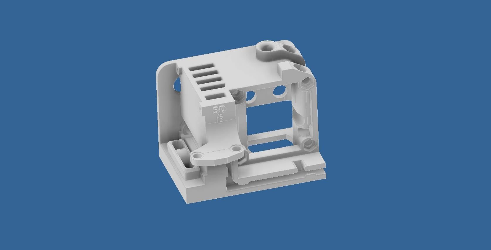 ENDER 3 EXTRUDER COVER WITH COOLING AND MOUNT FOR BL TOUCH free 3D ...
