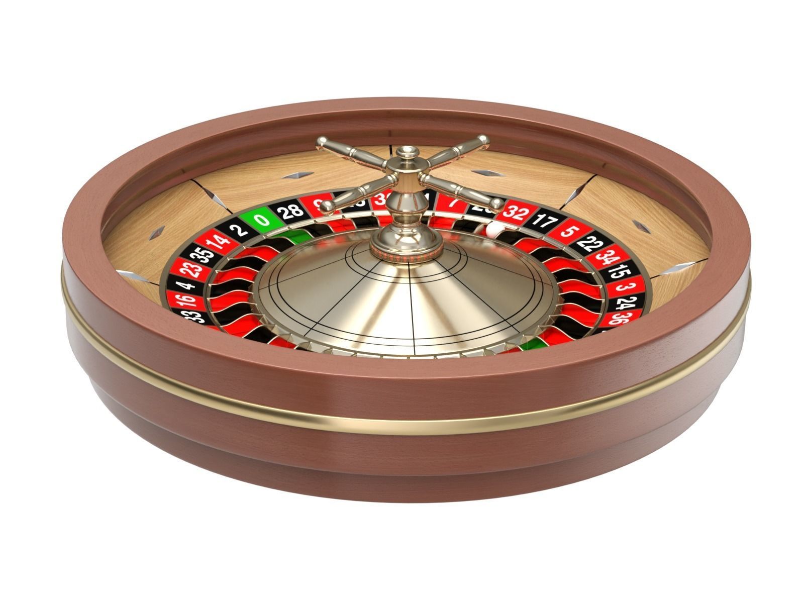 American and European Roulette Wheel 3D model | CGTrader