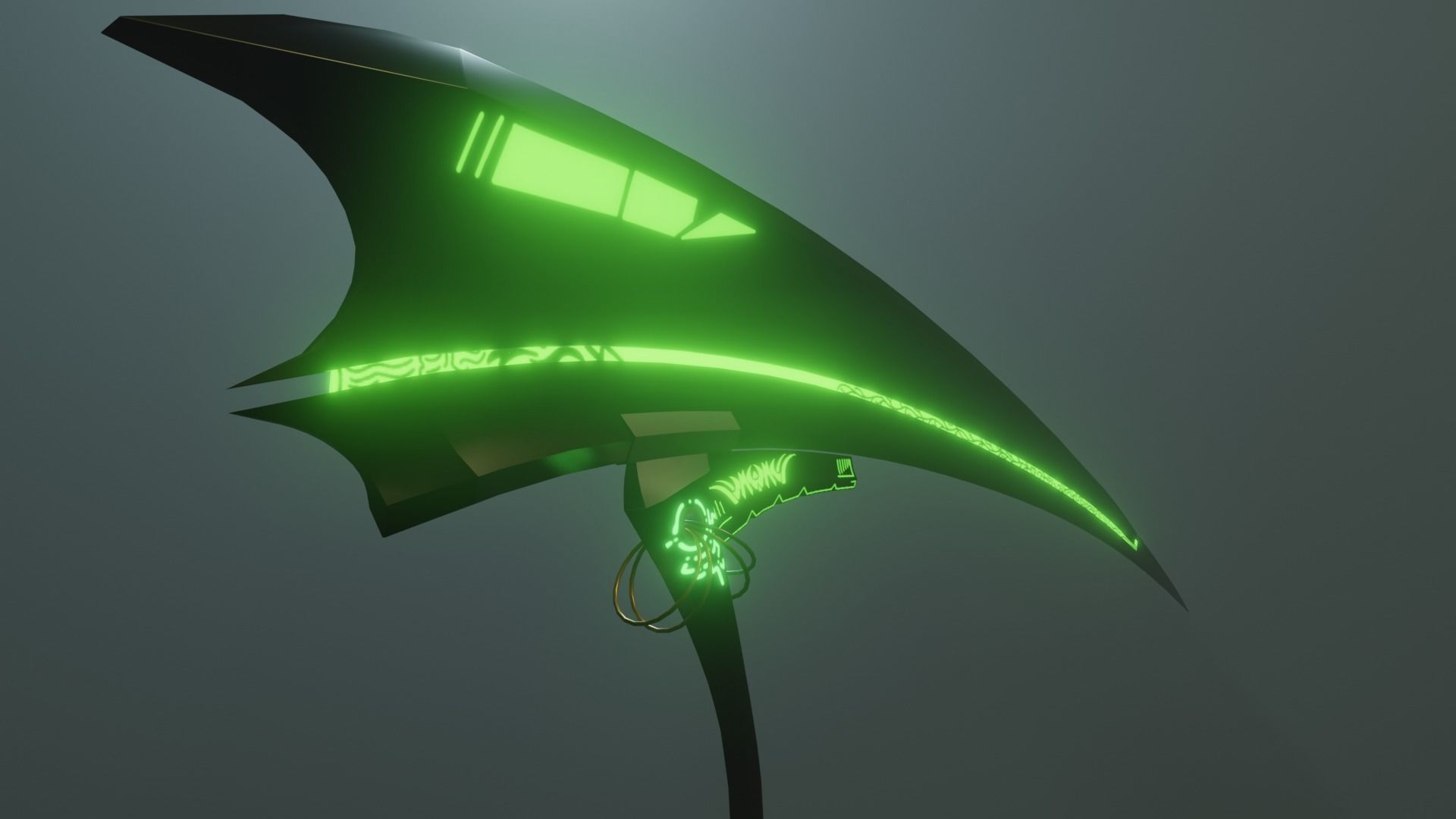 3D model 3D Gameready Prop - The Dark Scythe VR / AR / low-poly | CGTrader