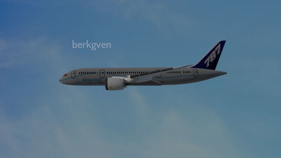 3D model Boeing 787 Dreamliner Low Poly VR / AR / low-poly | CGTrader
