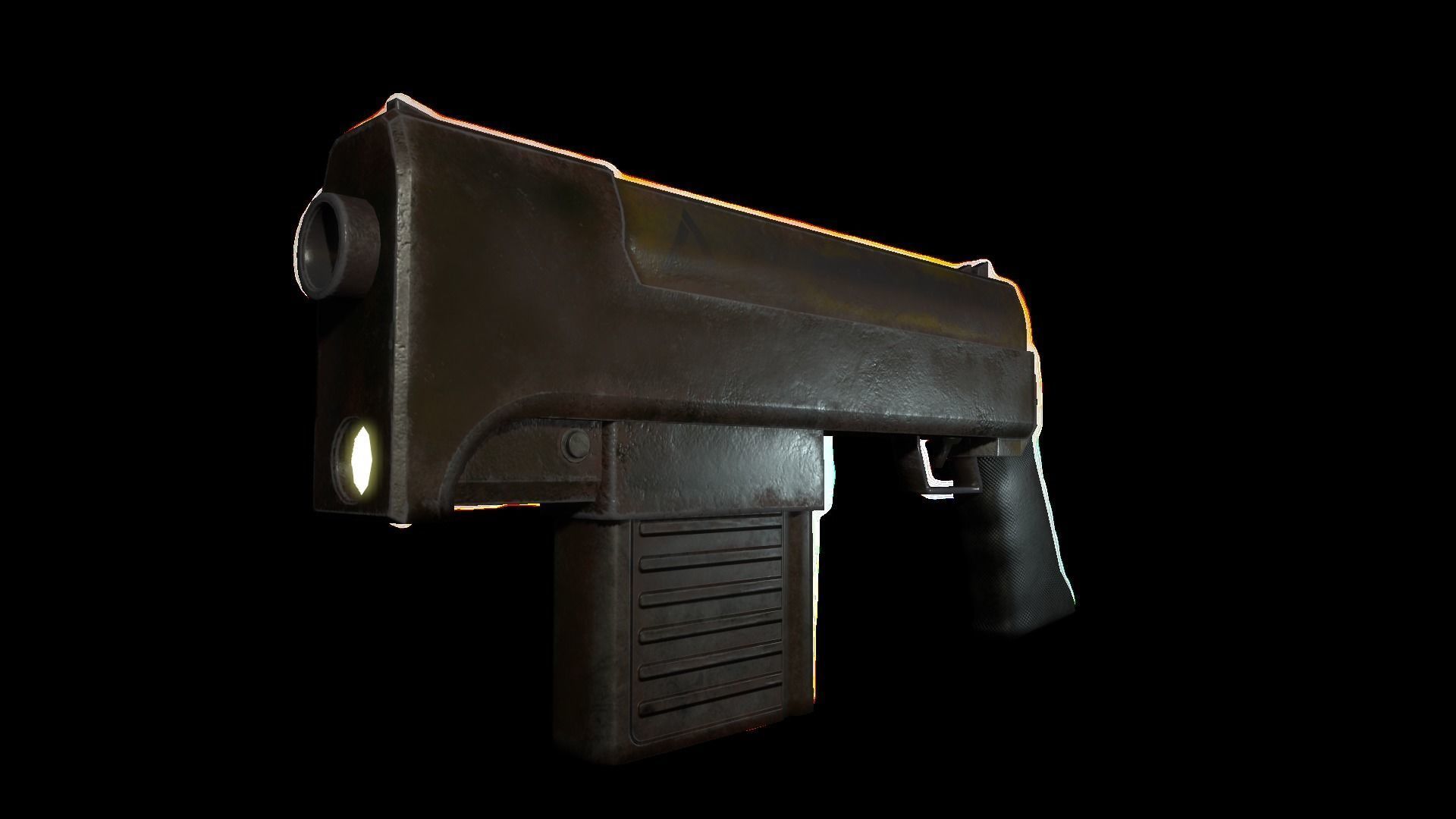 3D model Old homemade rifle VR / AR / low-poly | CGTrader