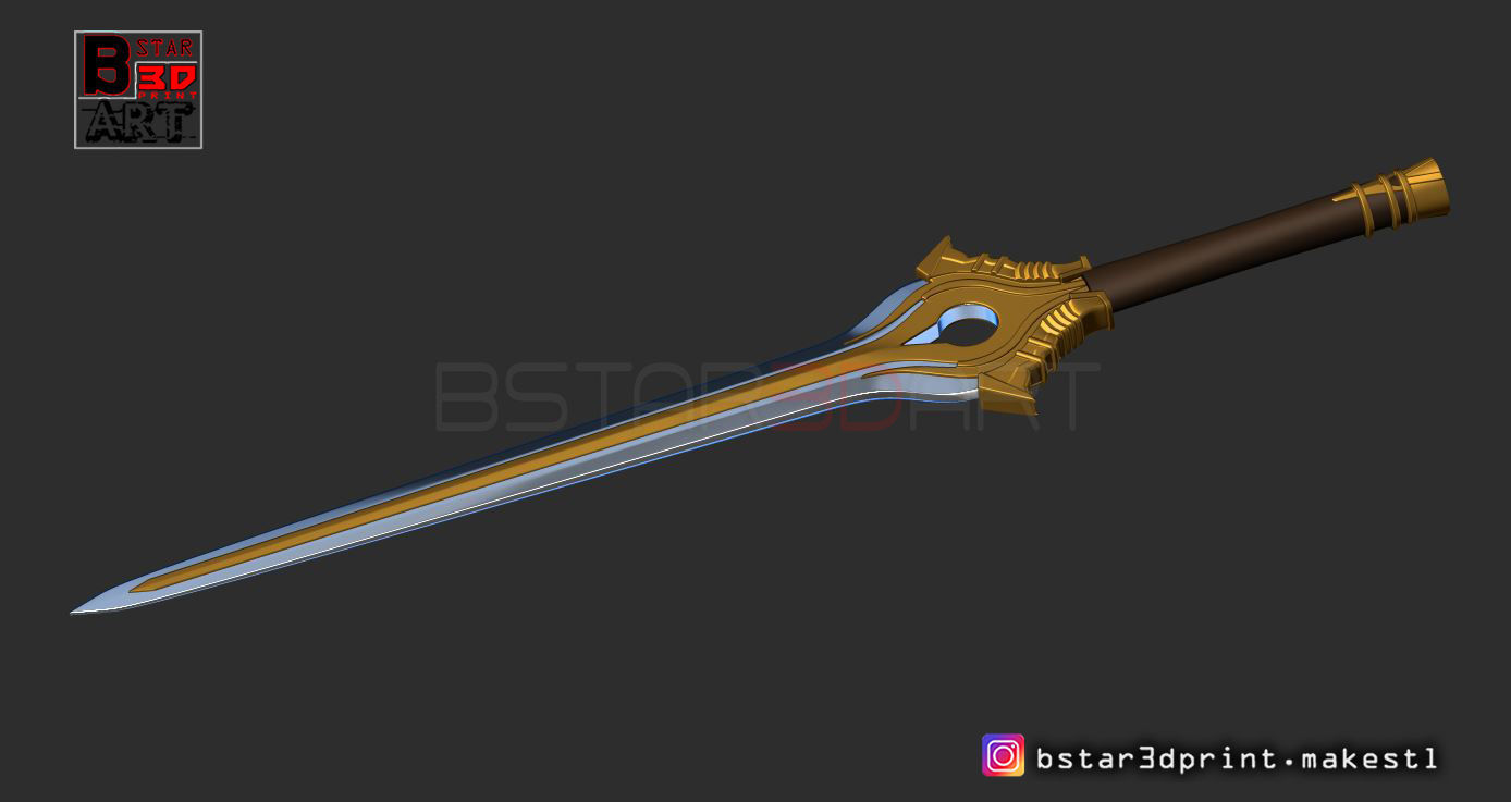 Fire Emblem Awakening Falchion Sword - Weapon Cosplay 3D model 3D ...