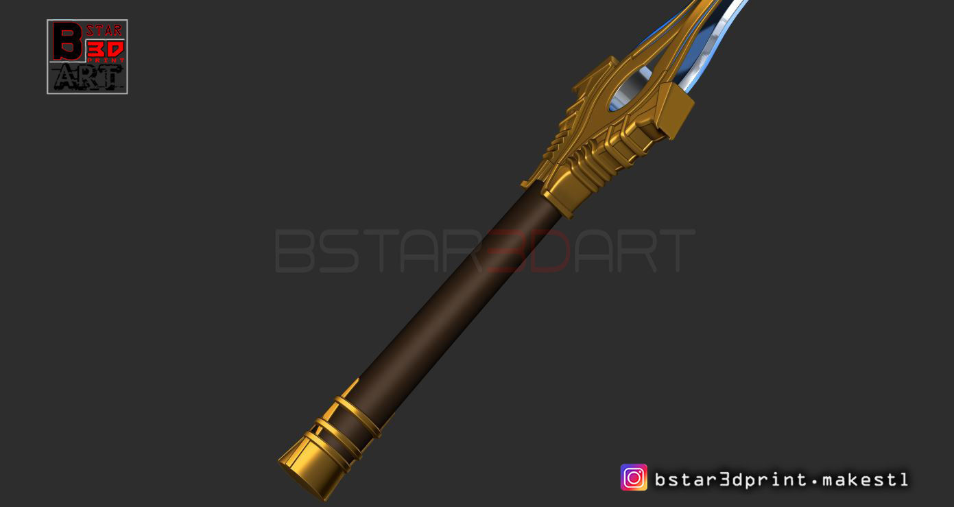 Fire Emblem Awakening Falchion Sword - Weapon Cosplay 3D model 3D ...